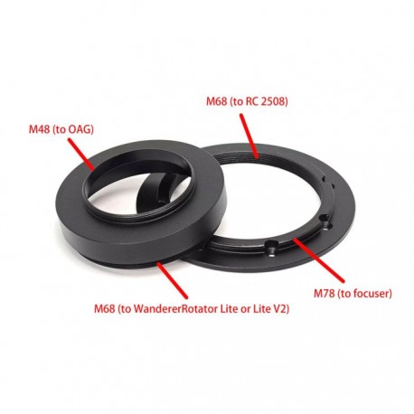 𝗧𝗦 𝗜𝘁𝗮𝗹𝗶𝗮 𝗔𝘀𝘁𝗿𝗼𝗻𝗼𝗺𝘆 - Adattatori SharpStar RC2508 per WandererRotator Lite e Lite V2 - Wanderer ...